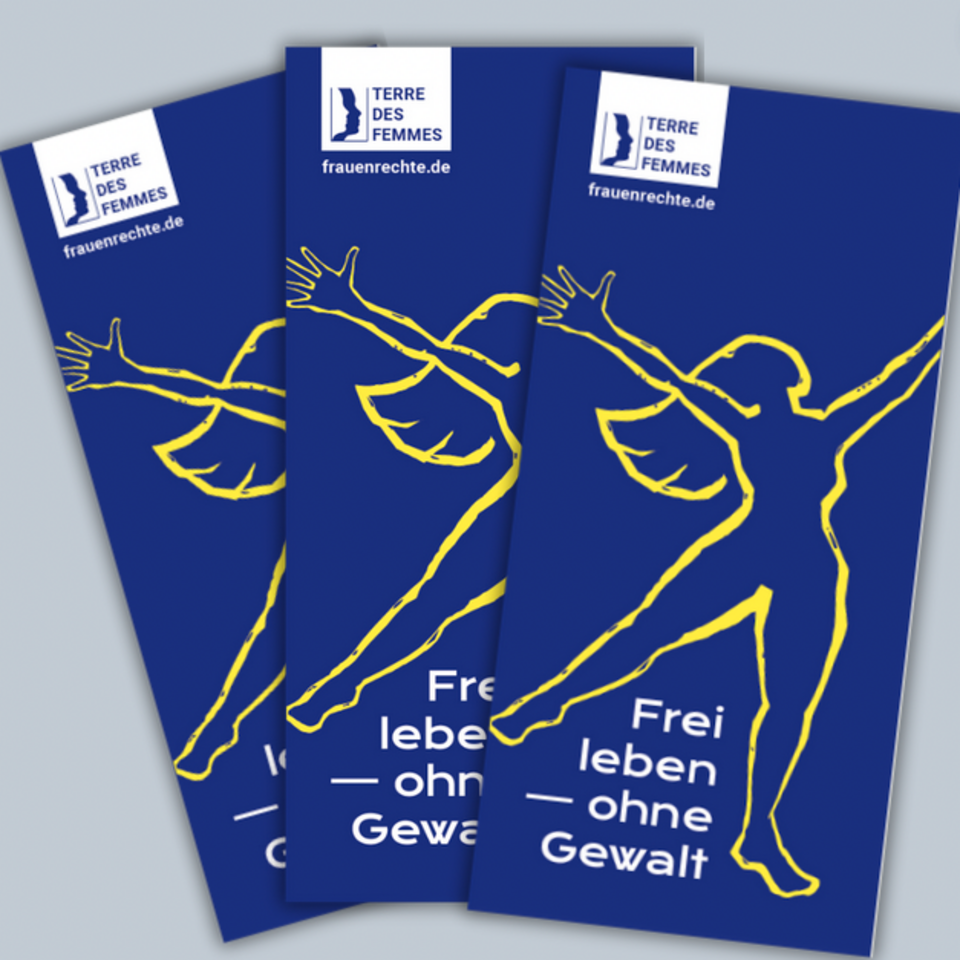 Postkarte: Frei leben (10er Packung) | frauenrechte.de